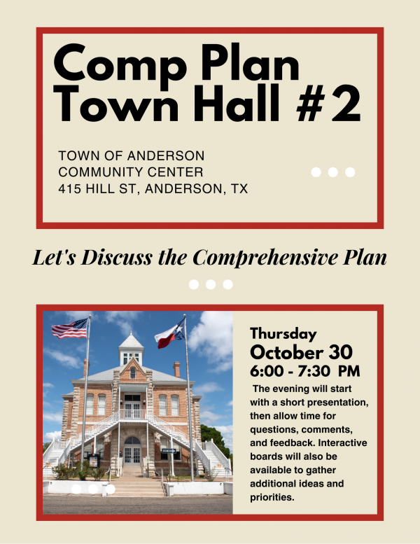 The Historic Town of Anderson, Texas | Seat of Grimes County